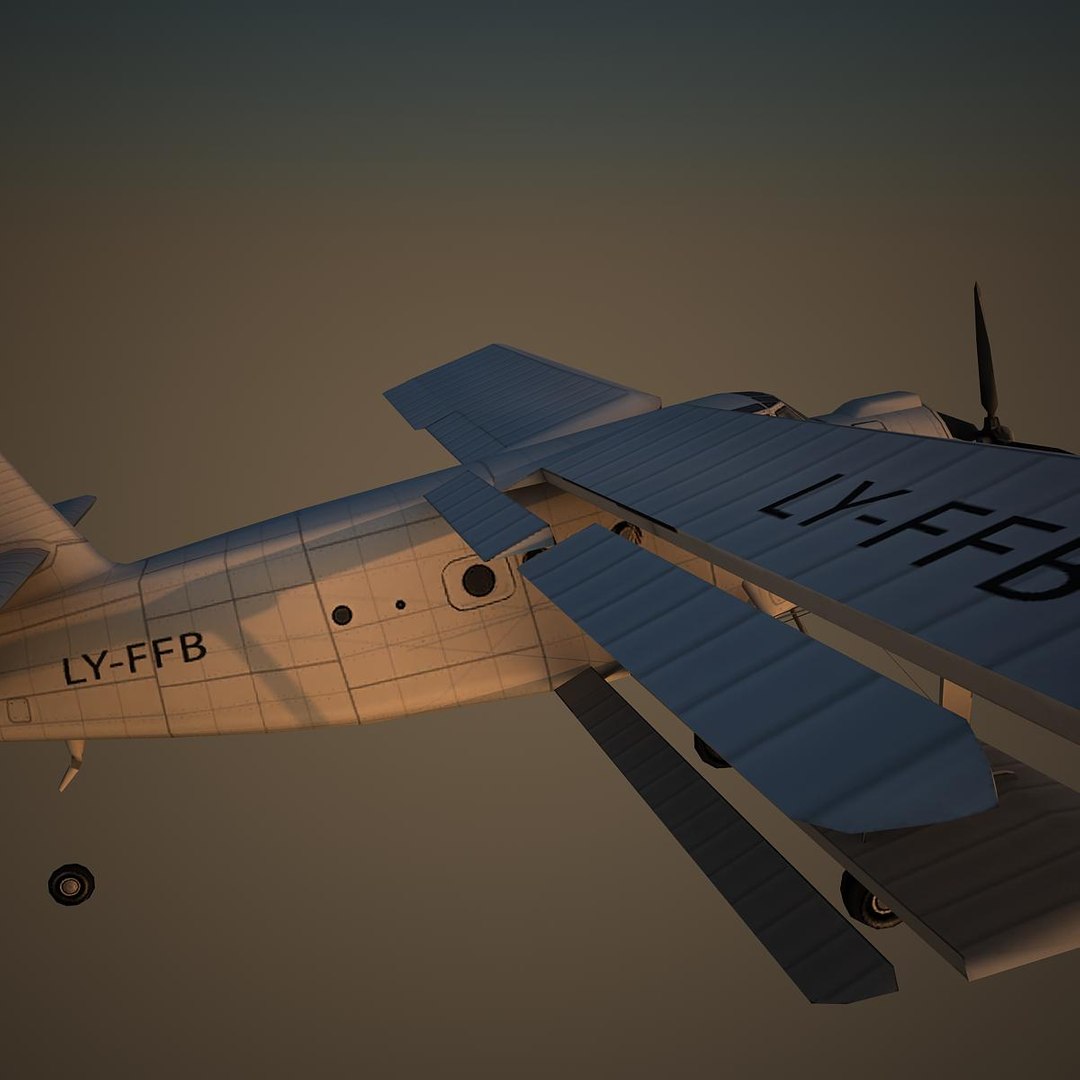 3d Model Antonov 2 Basic Aircraft