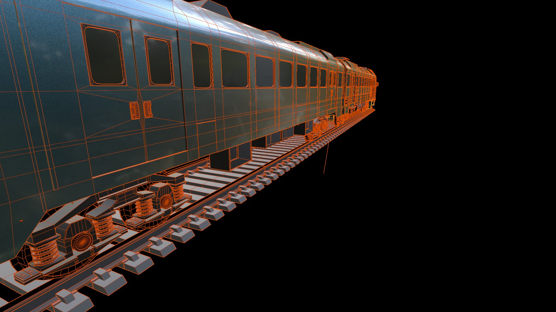 Train 3D Model - TurboSquid 1855377