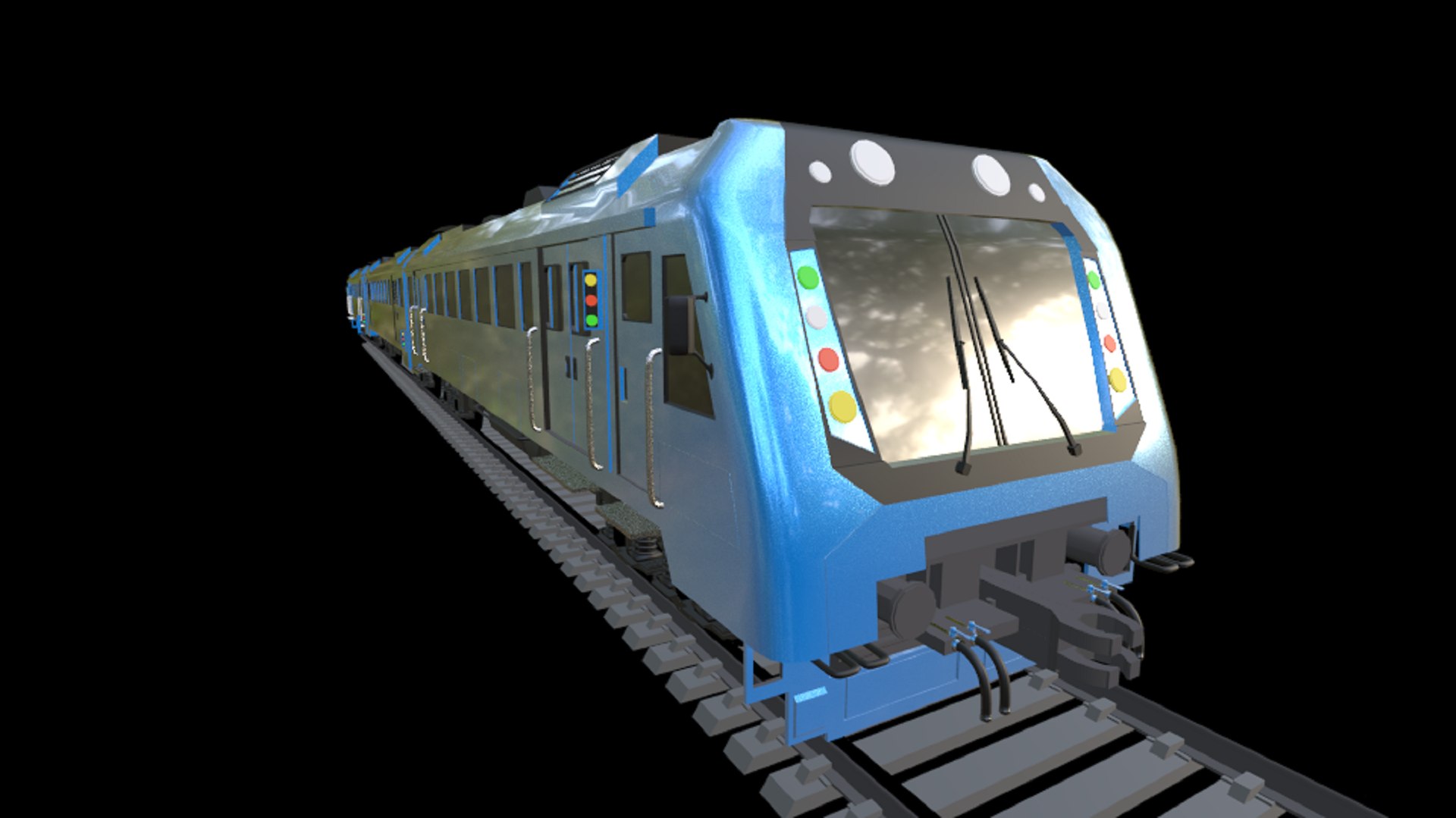Train 3D Model - TurboSquid 1855377