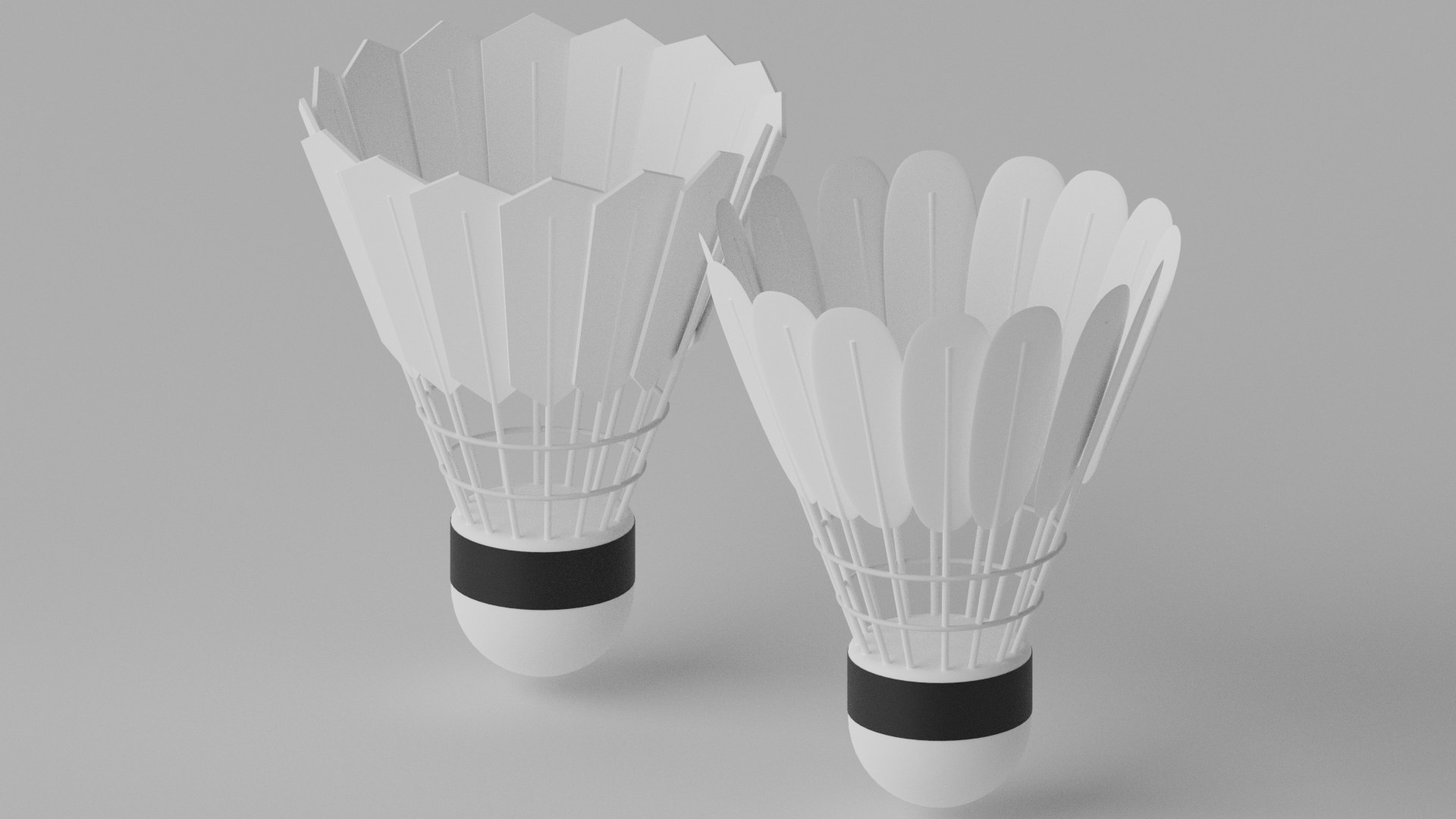 Cartoon Badminton Shuttlecock 3D Model - TurboSquid 2230324