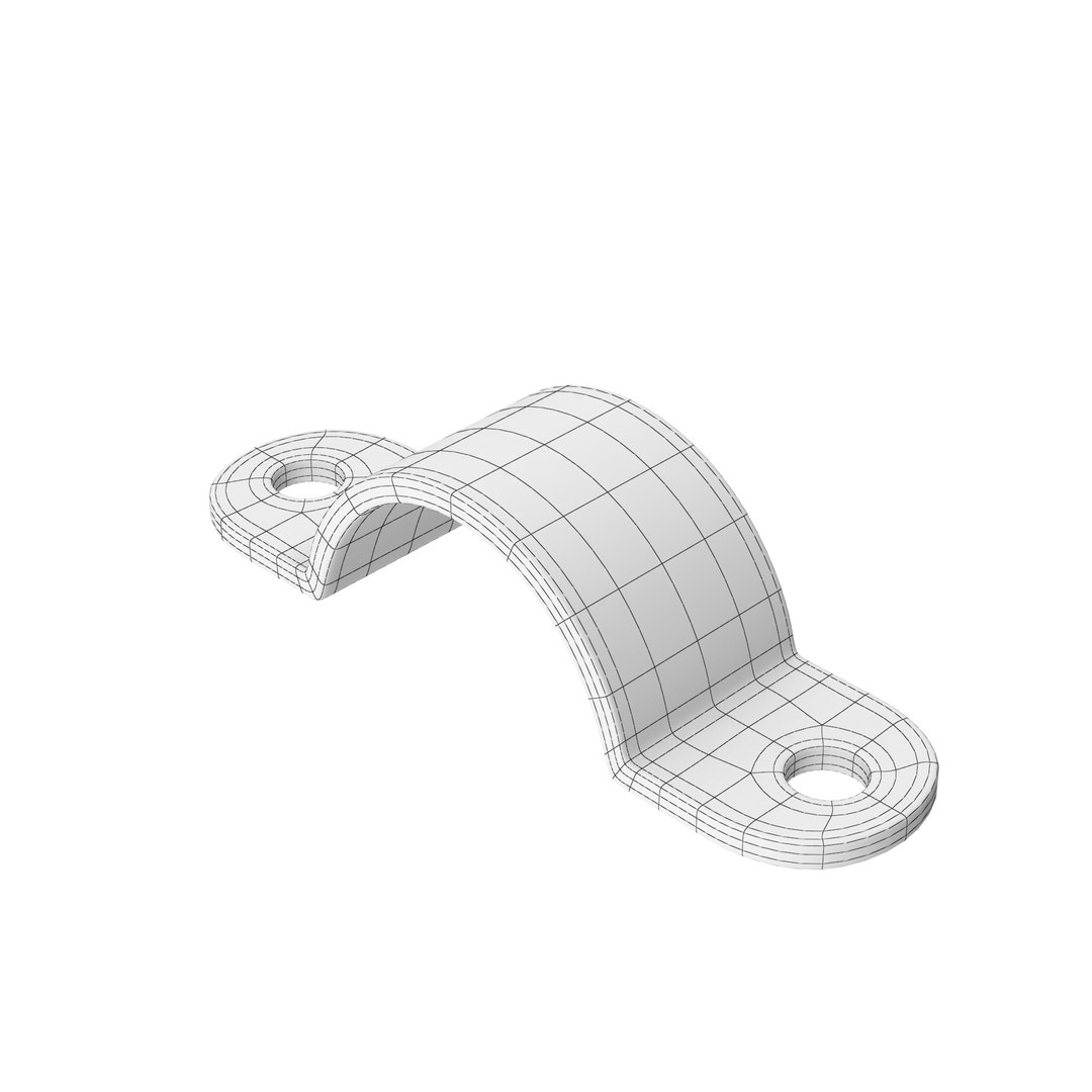 Gold Pipe Clamp 3D Model - TurboSquid 2159940