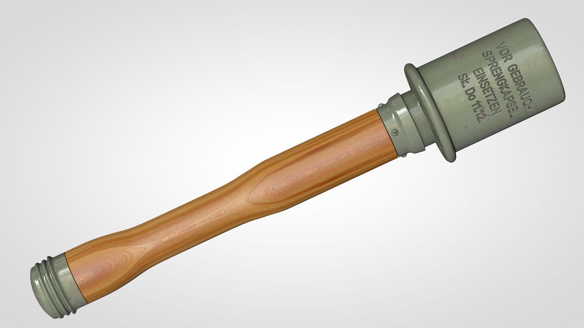 Stielhandgranate M-24 Grenade 3D Model - TurboSquid 2409695