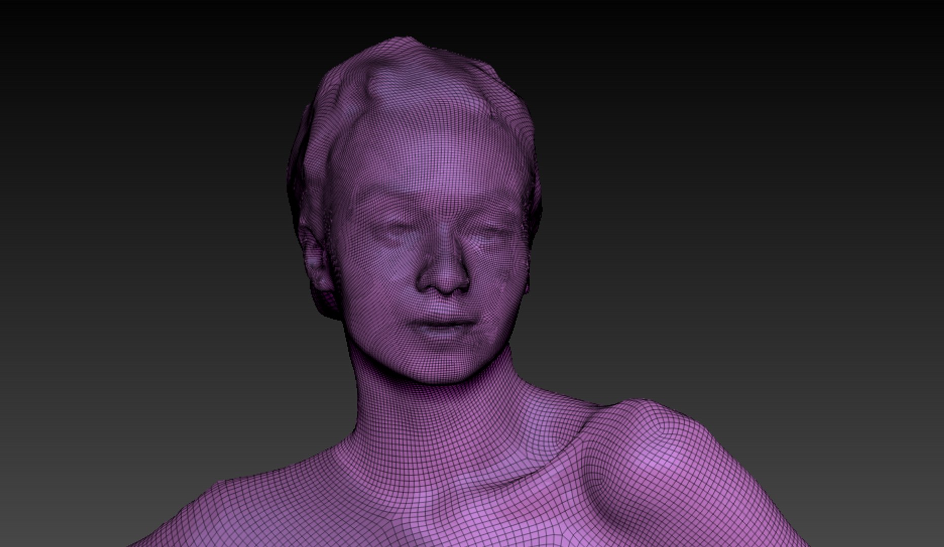 Scanned Human Young Woman 3D - TurboSquid 1567330