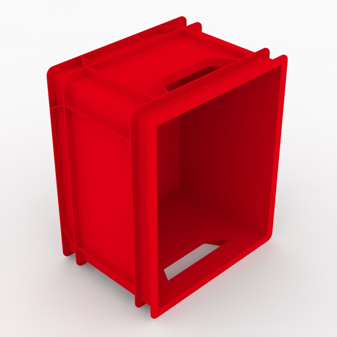 3d Max Plastic Storage Container