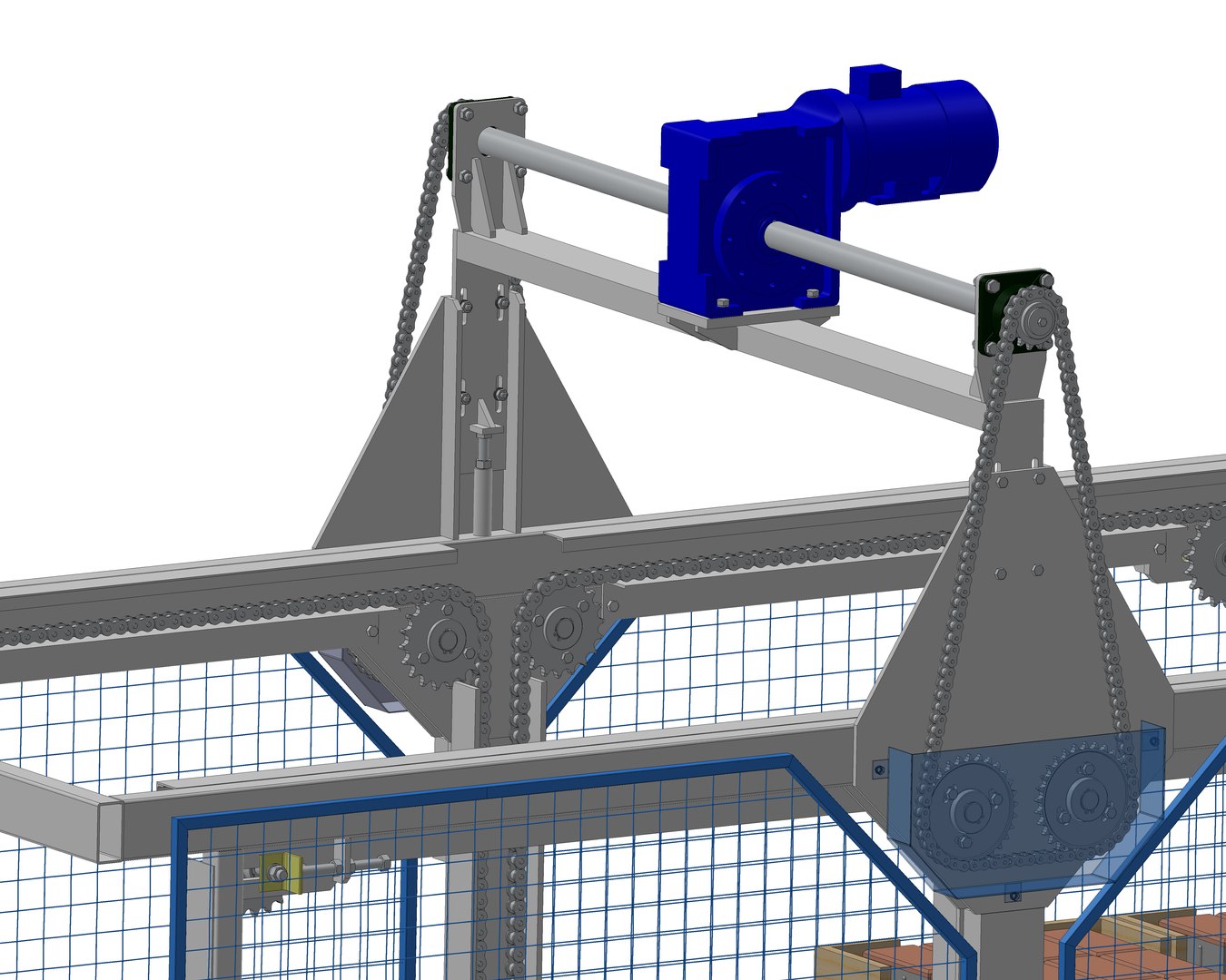 Pallet Stacker 3d Model