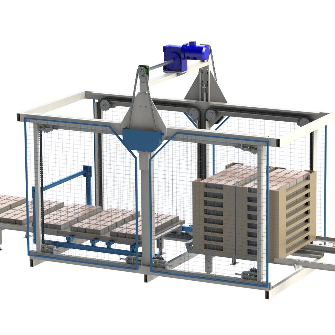 Pallet Stacker 3d Model