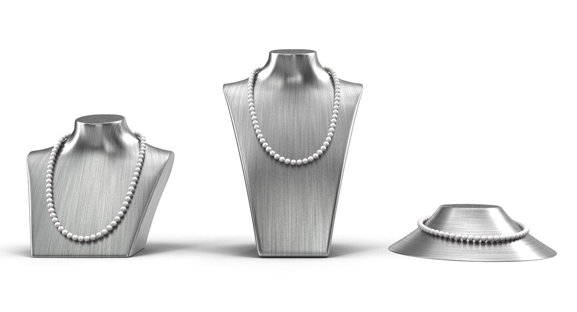 3d Model Of Jewel Bust Showcases