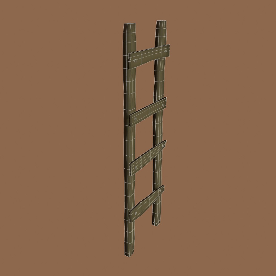 Old dirty ladder 3D model - TurboSquid 1406584