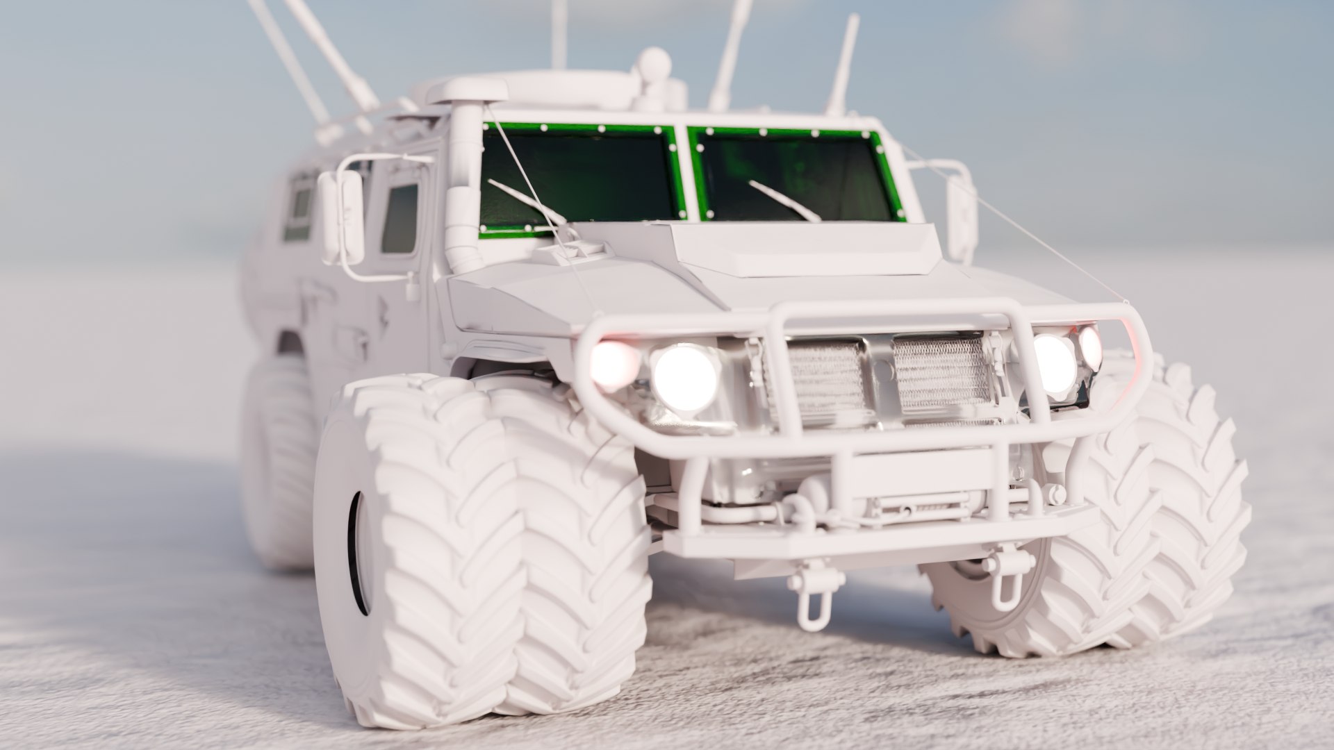 3D Armored Off-Road Tactical Vehicle - TurboSquid 2504068