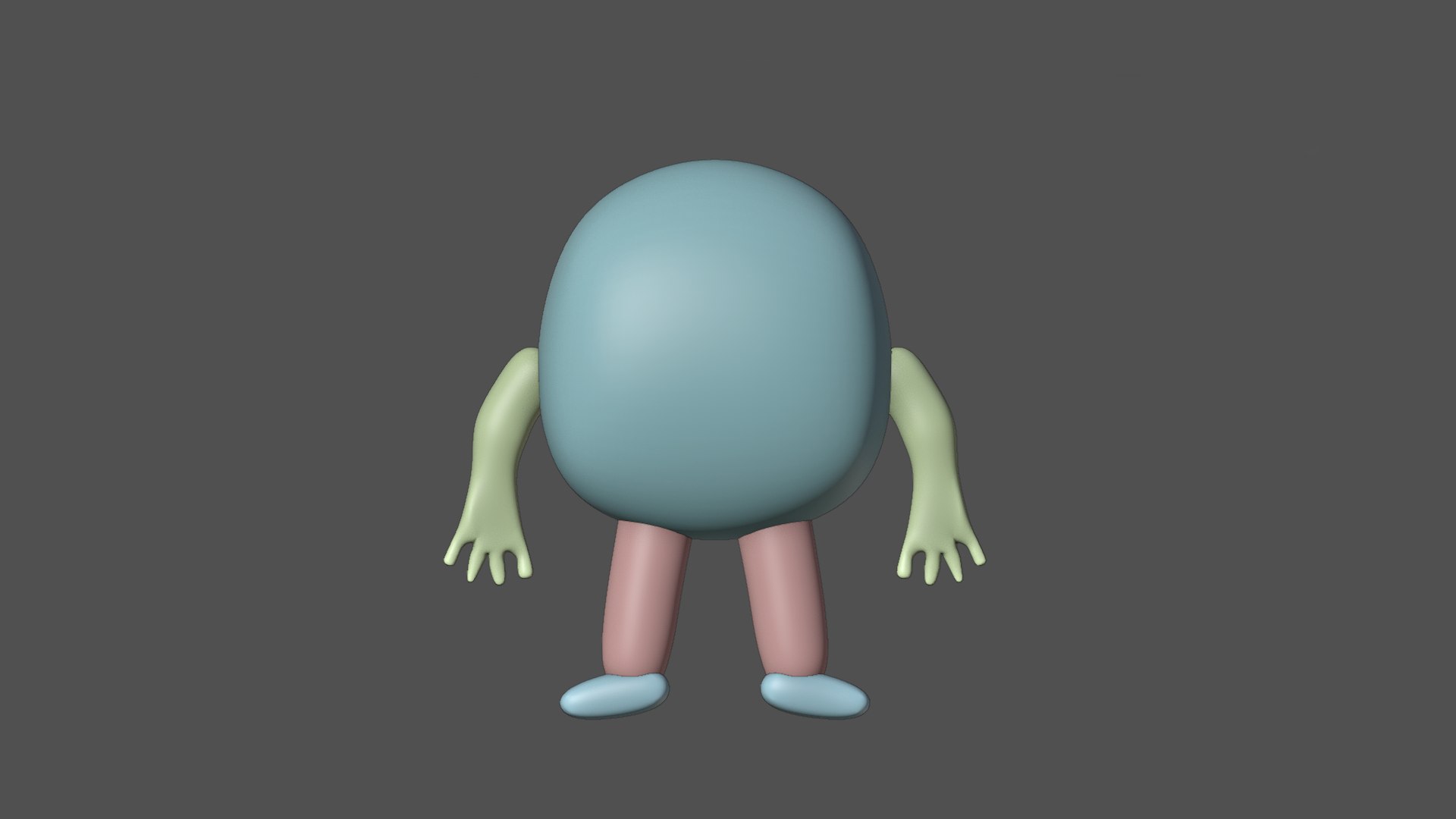 3D Model Base Mesh Monster 4 - TurboSquid 2370310