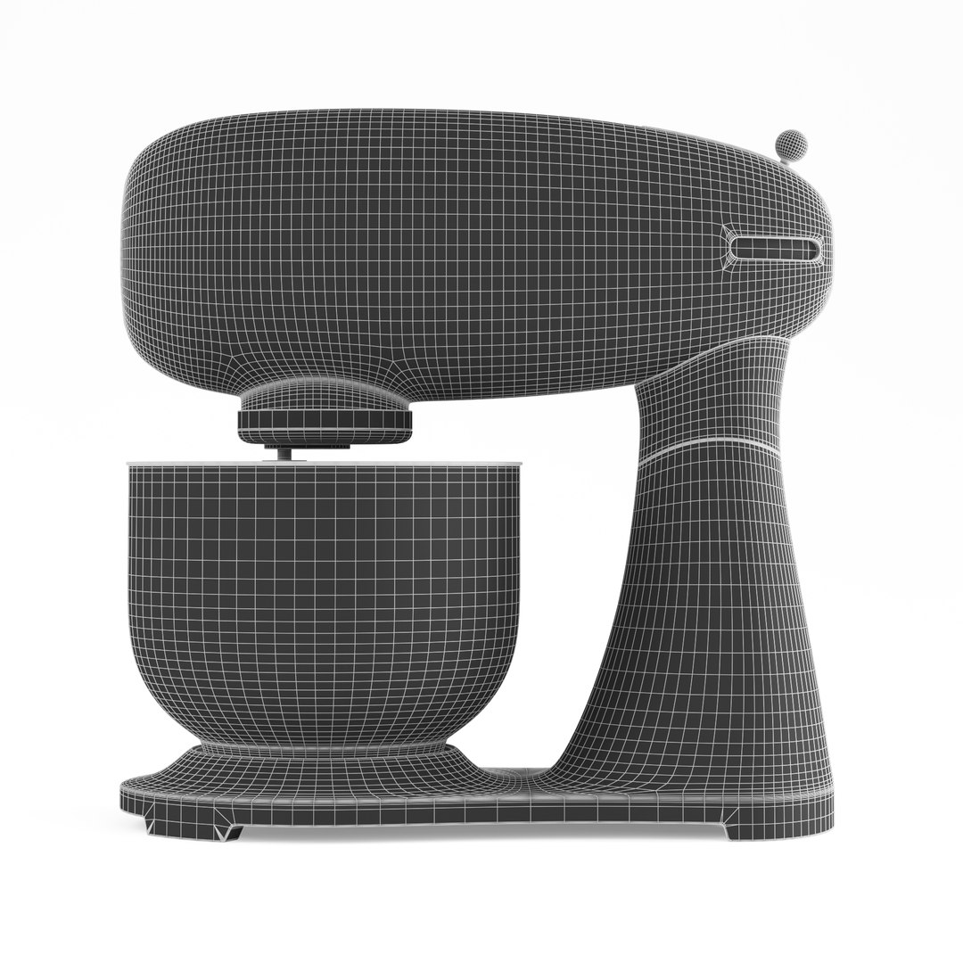 Red Metal Food Processor 3D - TurboSquid 1551664