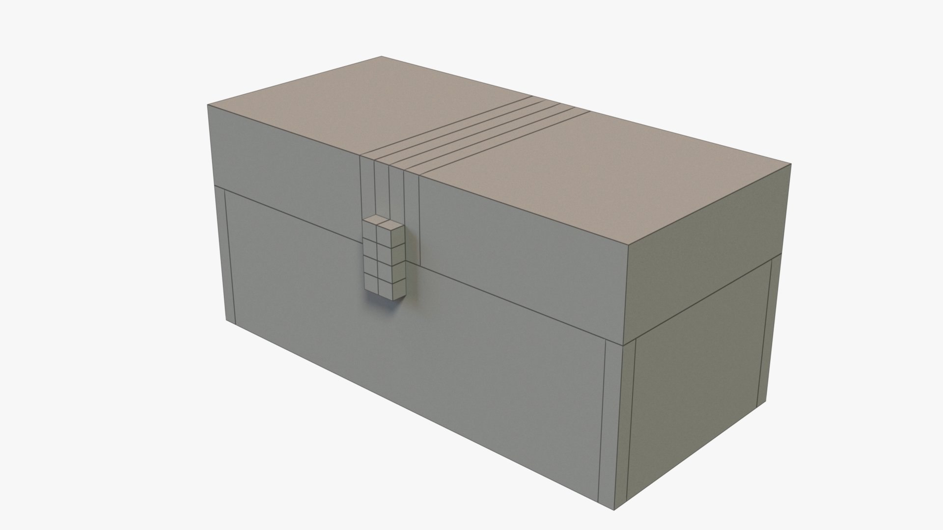 3D Minecraft Chest - TurboSquid 1934273