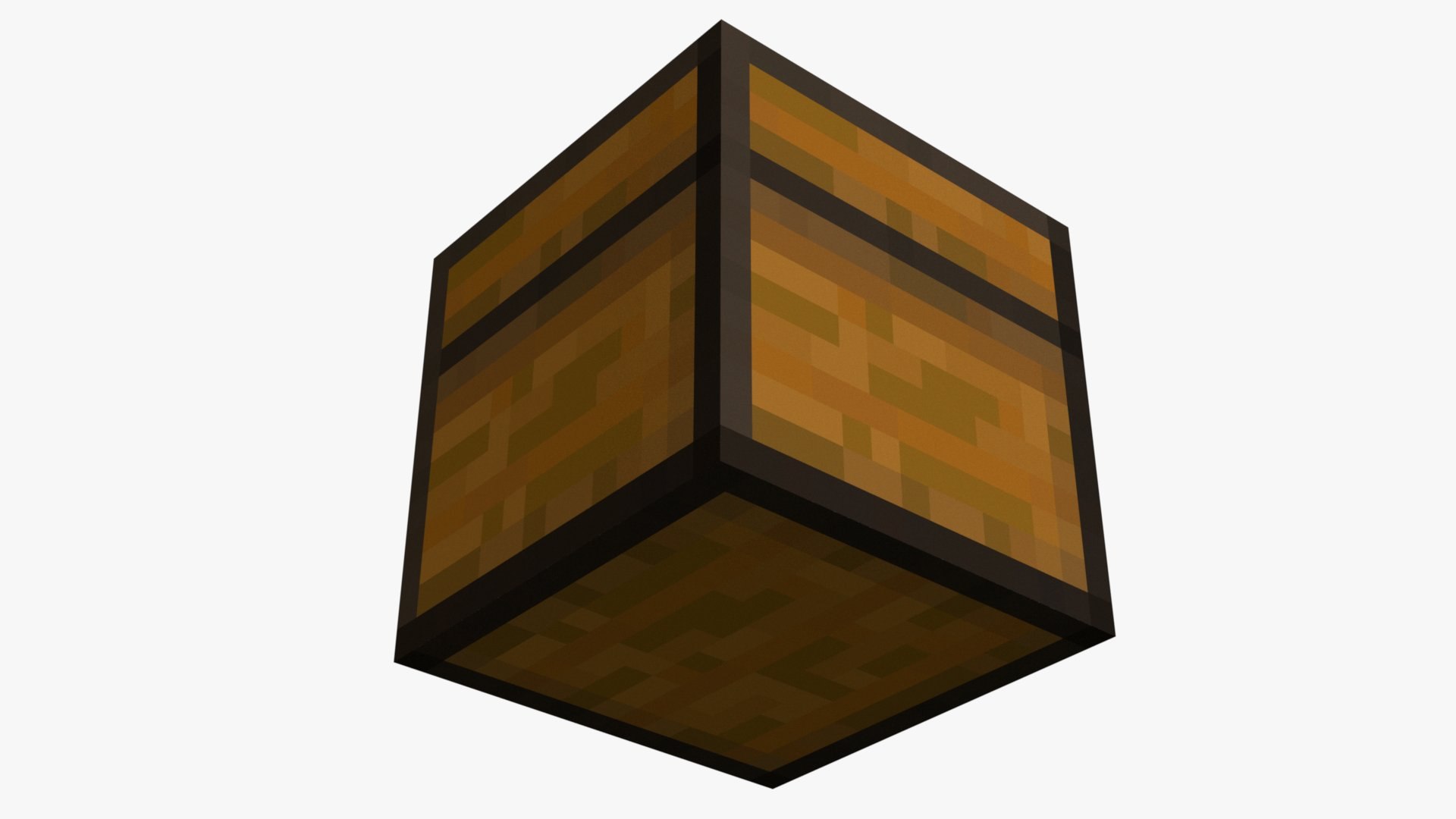 3D Minecraft Chest - TurboSquid 1934273