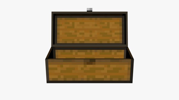 modelo 3d Minecraft Chest - TurboSquid 1934273