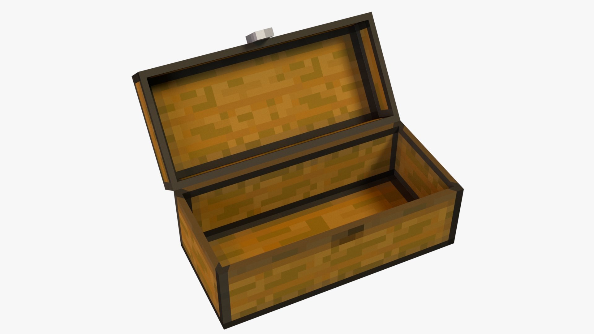 3D Minecraft Chest - TurboSquid 1934273