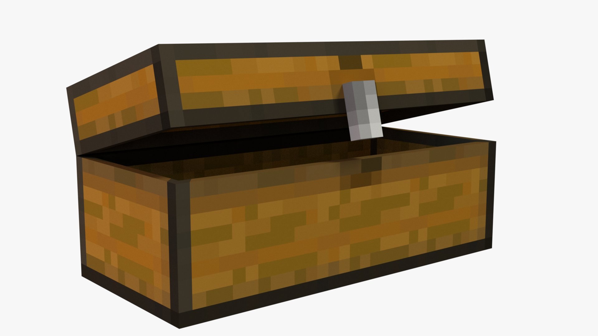 3D Minecraft Chest - TurboSquid 1934273
