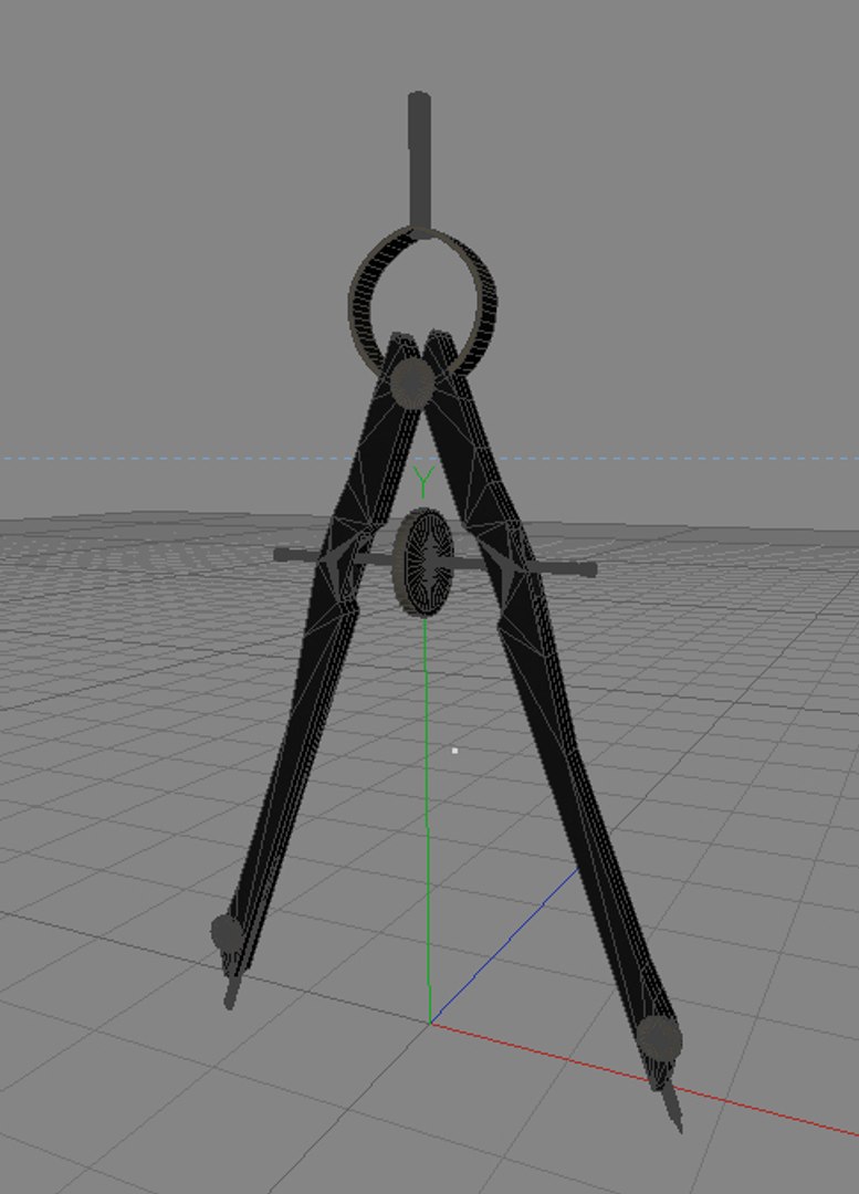 Drawing Compass 3d 3ds