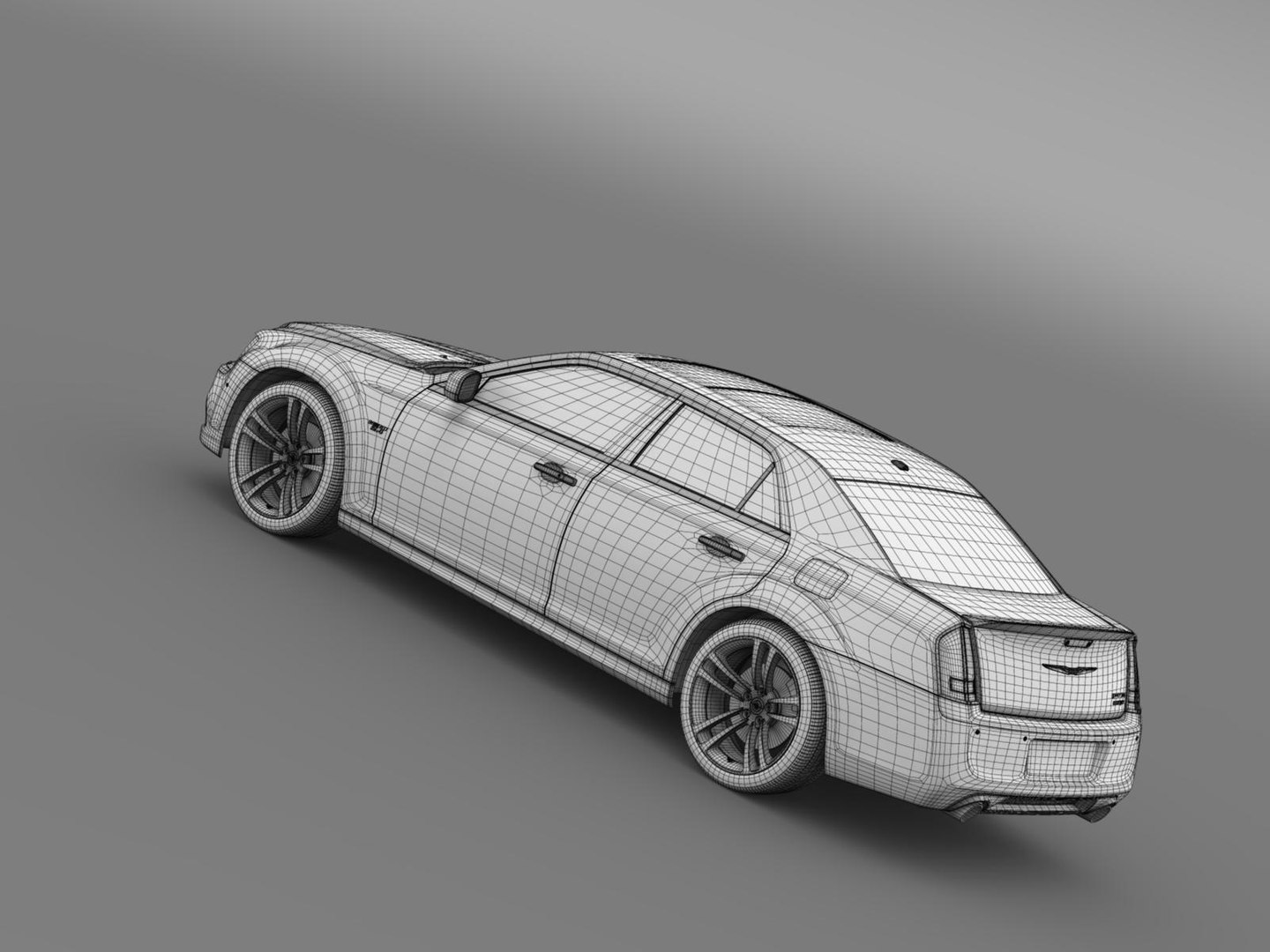 3d Model Chrysler 300 Srt8 Core