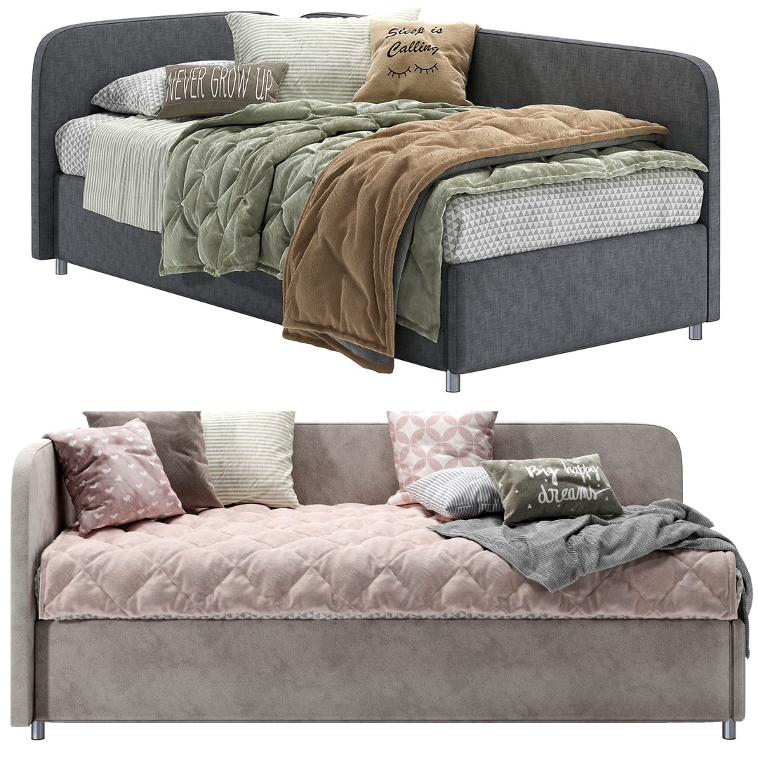 Aphrodite corner bed 3D model - TurboSquid 2137246