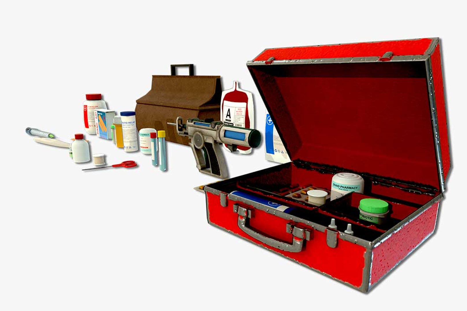 3D model First Aid Medical Survival Kit - TurboSquid 2141081