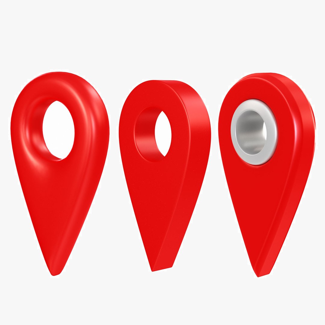 Map Marker Pin Collection Model - TurboSquid 2001300