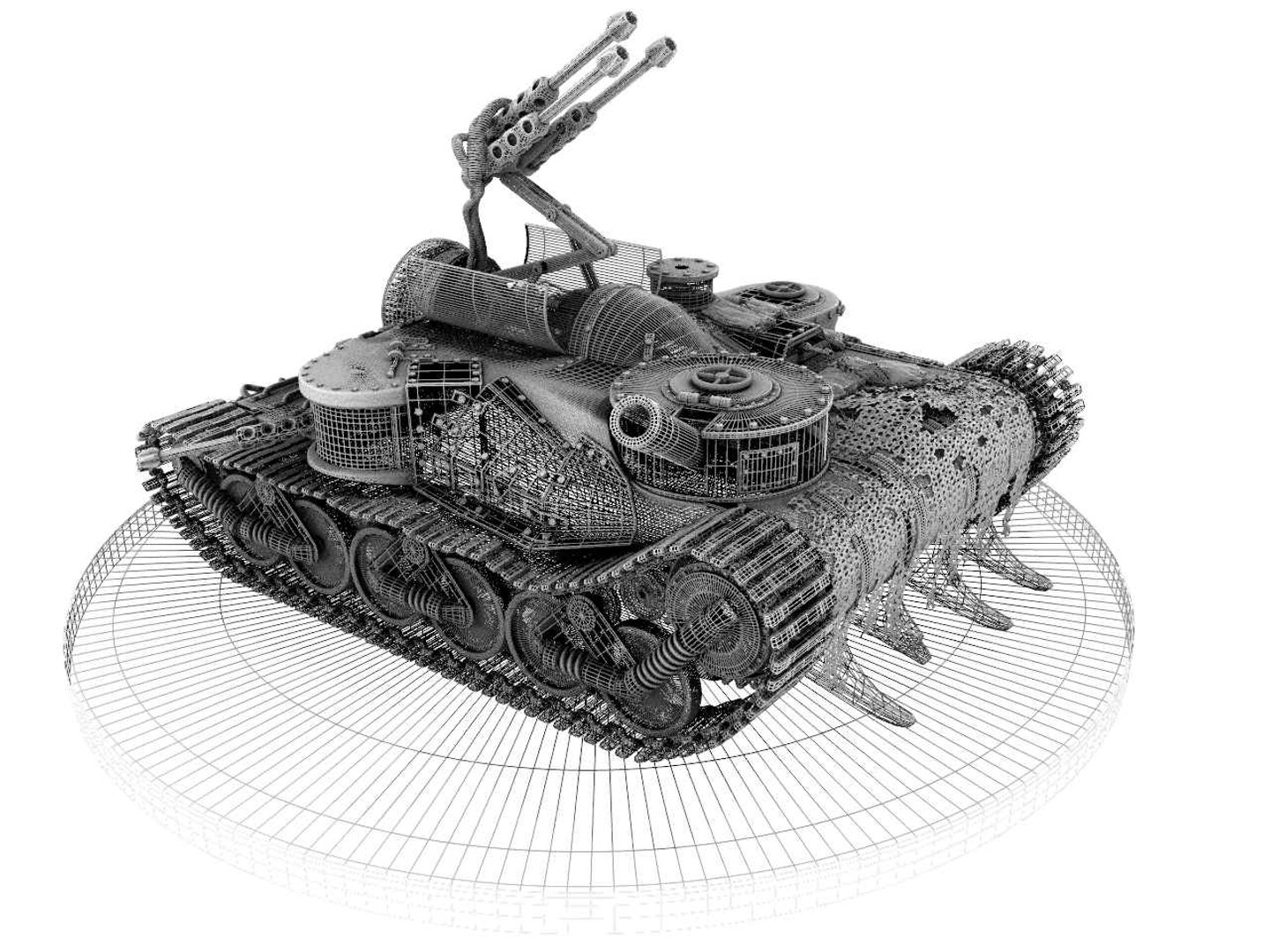 Tank 3d Model
