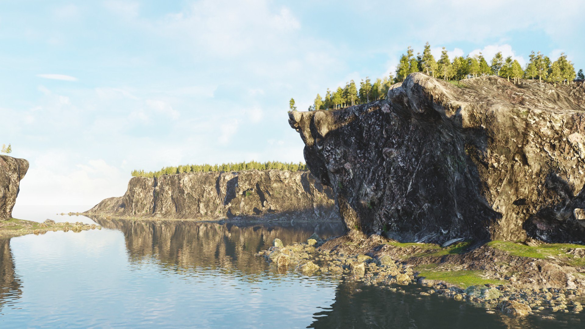 Sea Cliffs Model - TurboSquid 1810751