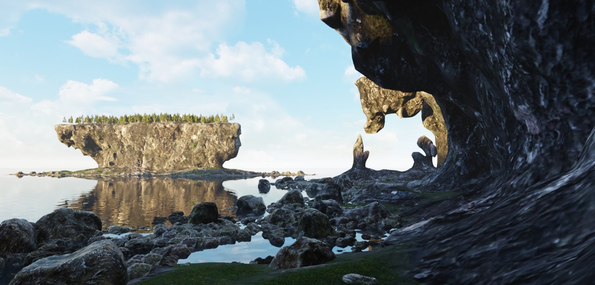 Sea Cliffs Model - TurboSquid 1810751