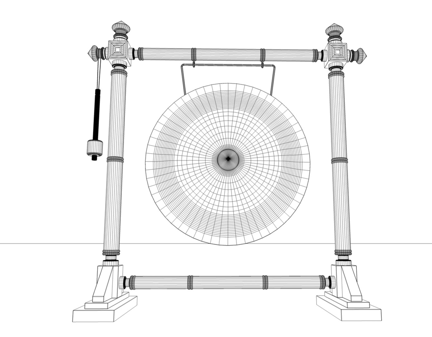 GONG Model - TurboSquid 1765174
