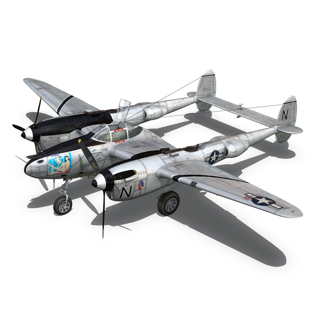 3d Model Lockheed Lightning - Wishful