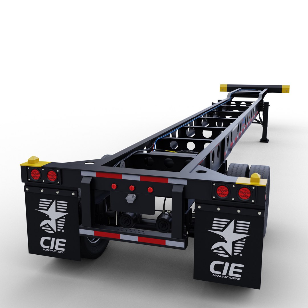 3D Model CIE 40 Gooseneck Lightweight Chassis - TurboSquid 1716008