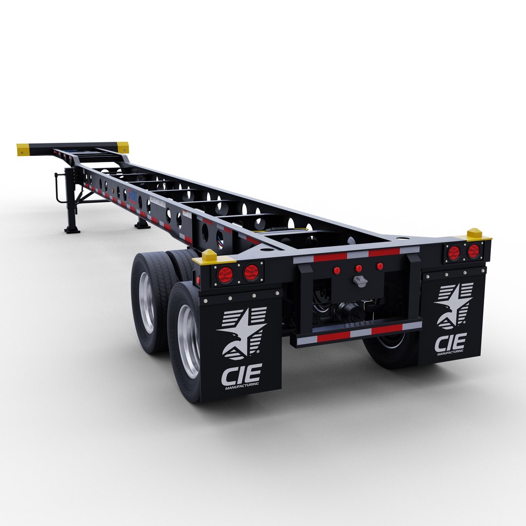3D Model CIE 40 Gooseneck Lightweight Chassis - TurboSquid 1716008