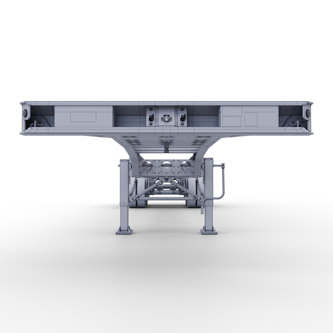 3D Model CIE 40 Gooseneck Lightweight Chassis - TurboSquid 1716008