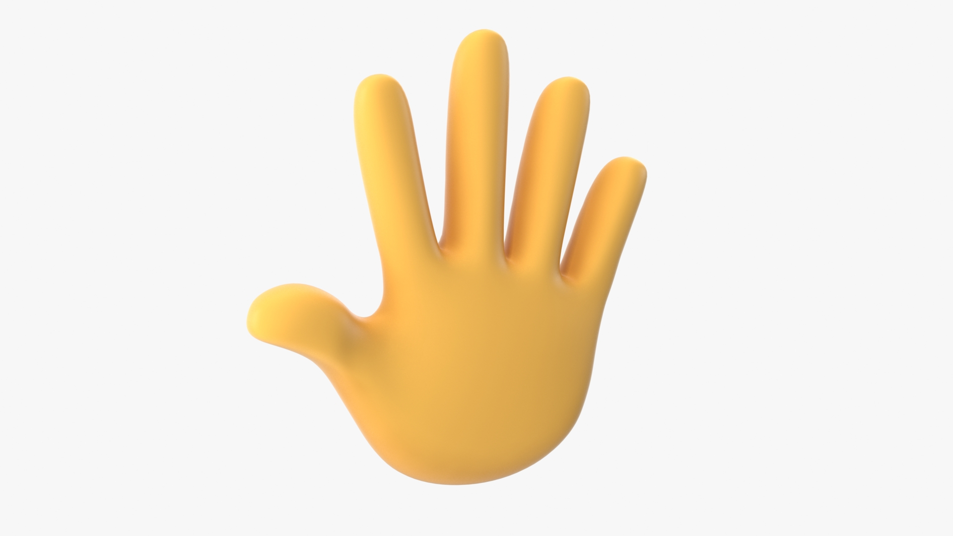 Hand Fingers Splayed Emoji 3D Model - TurboSquid 1549523