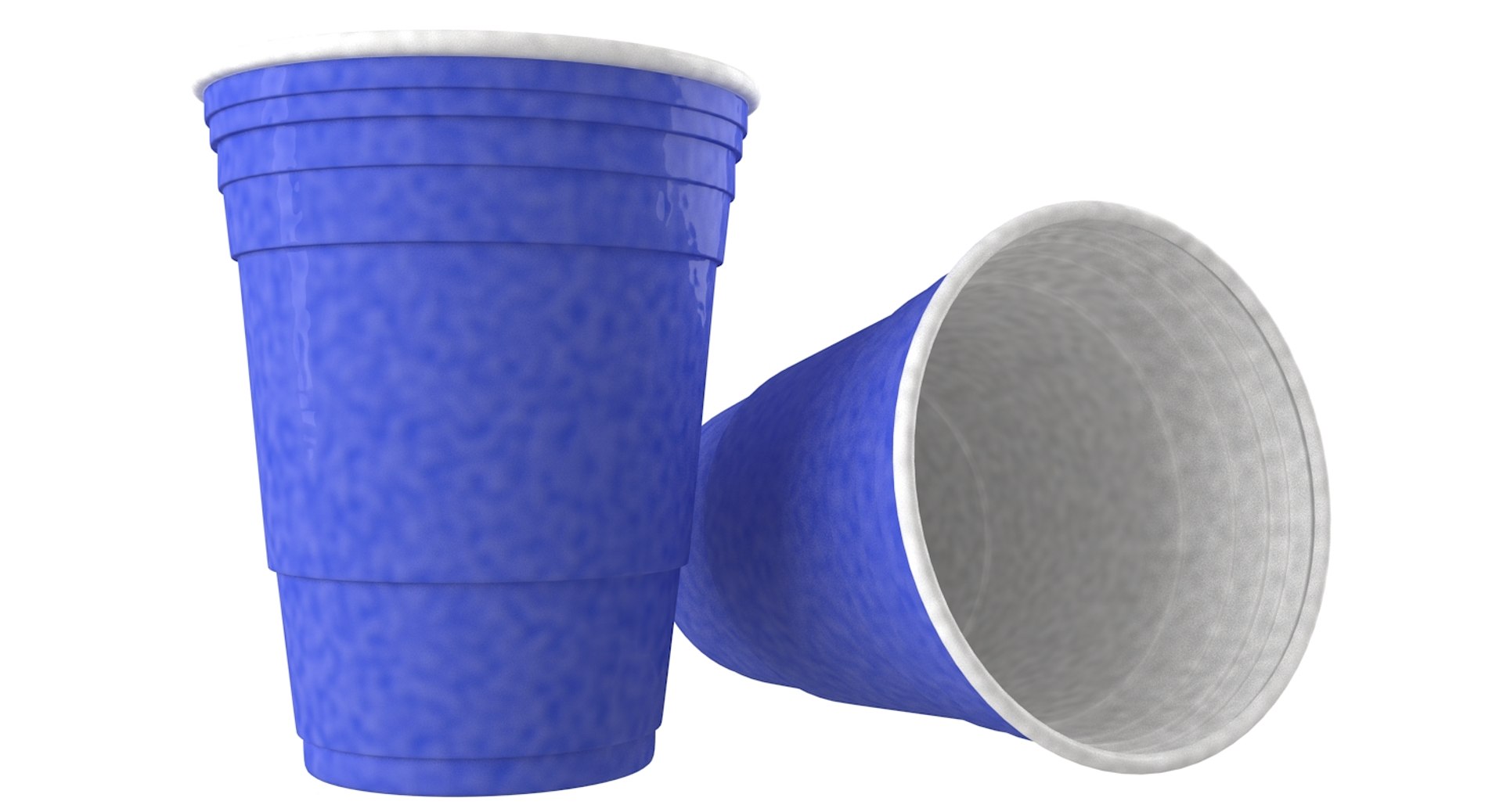 3d Blue Solo Cup Model