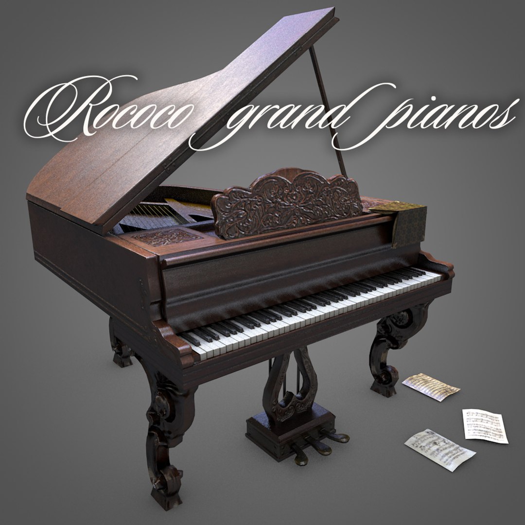 Piano Model - TurboSquid 1638604