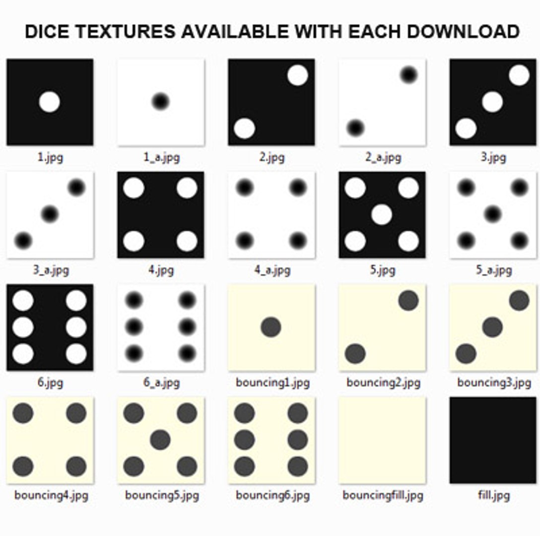 3ds max black dice clue monopoly