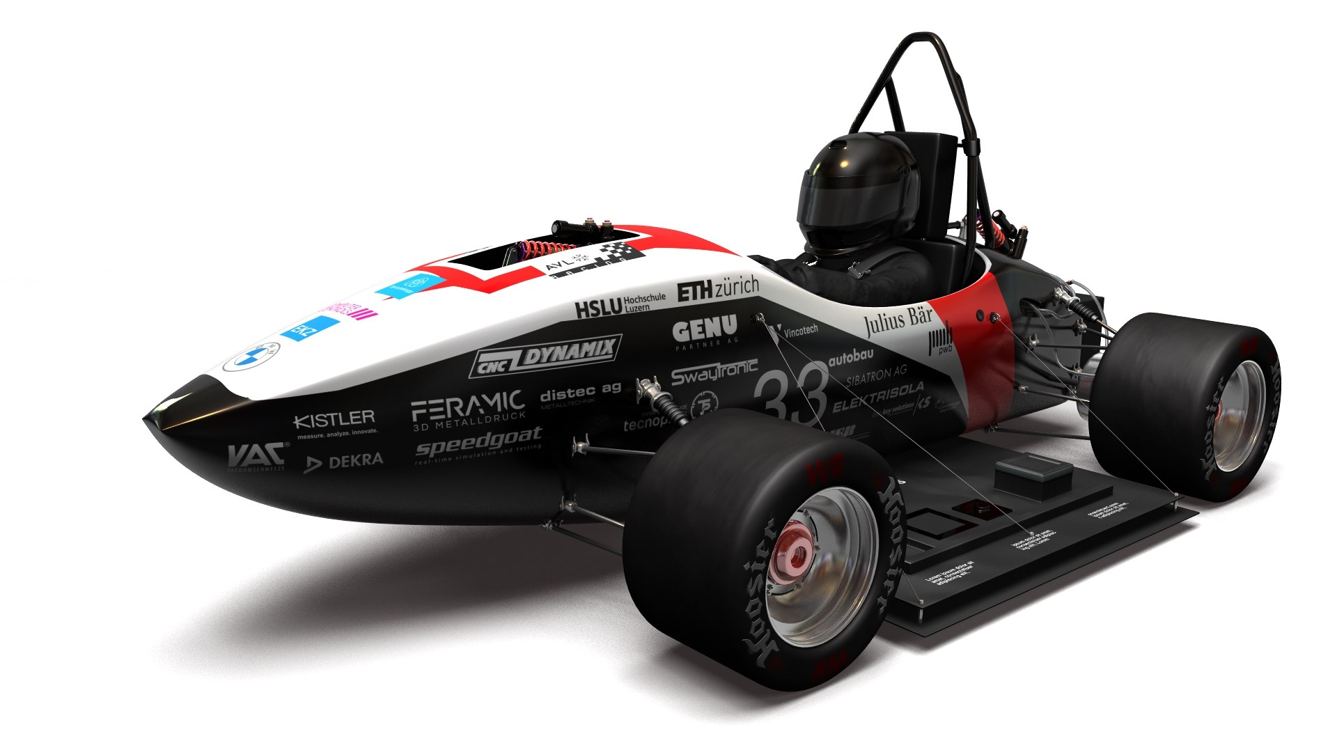 3D Mythen electric EV racecar - TurboSquid 2152879
