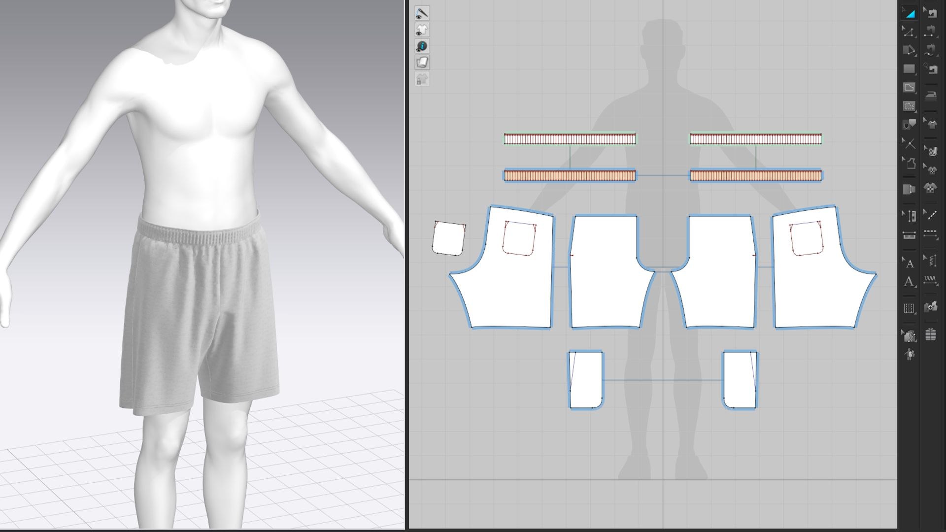 3D Men Cotton Shorts Model - TurboSquid 2227218