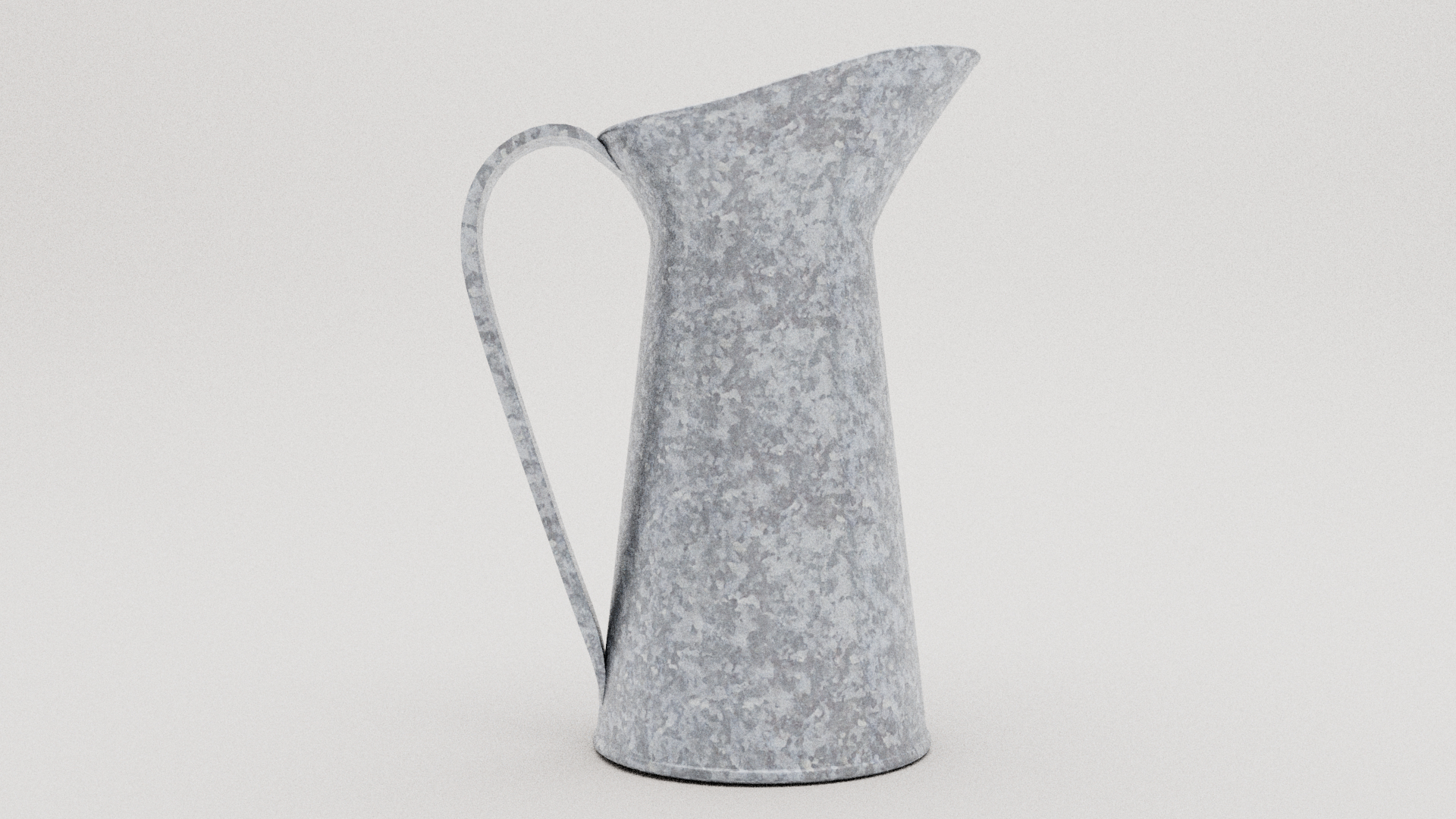3D Model Galvanized Metal Pitcher - TurboSquid 2026650