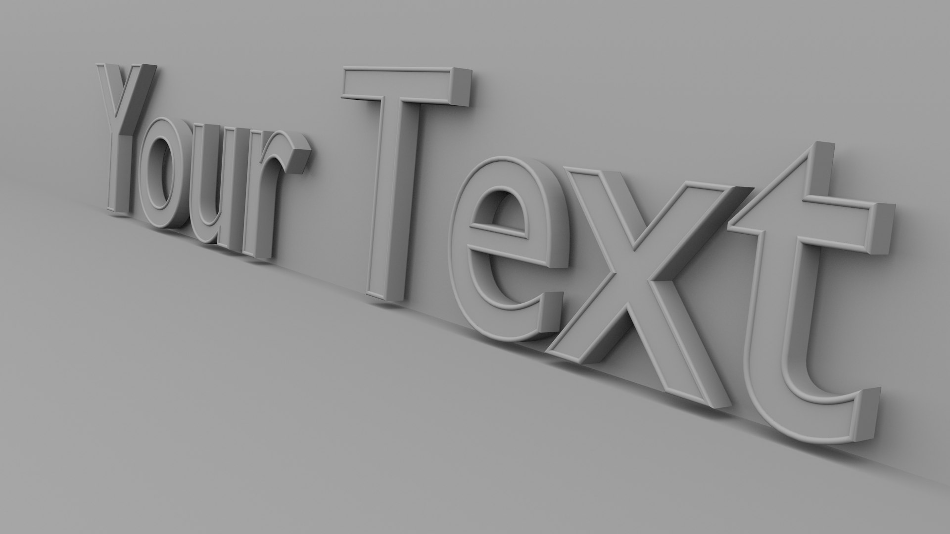 Custom Text 2 - 3D Model - TurboSquid 1447548