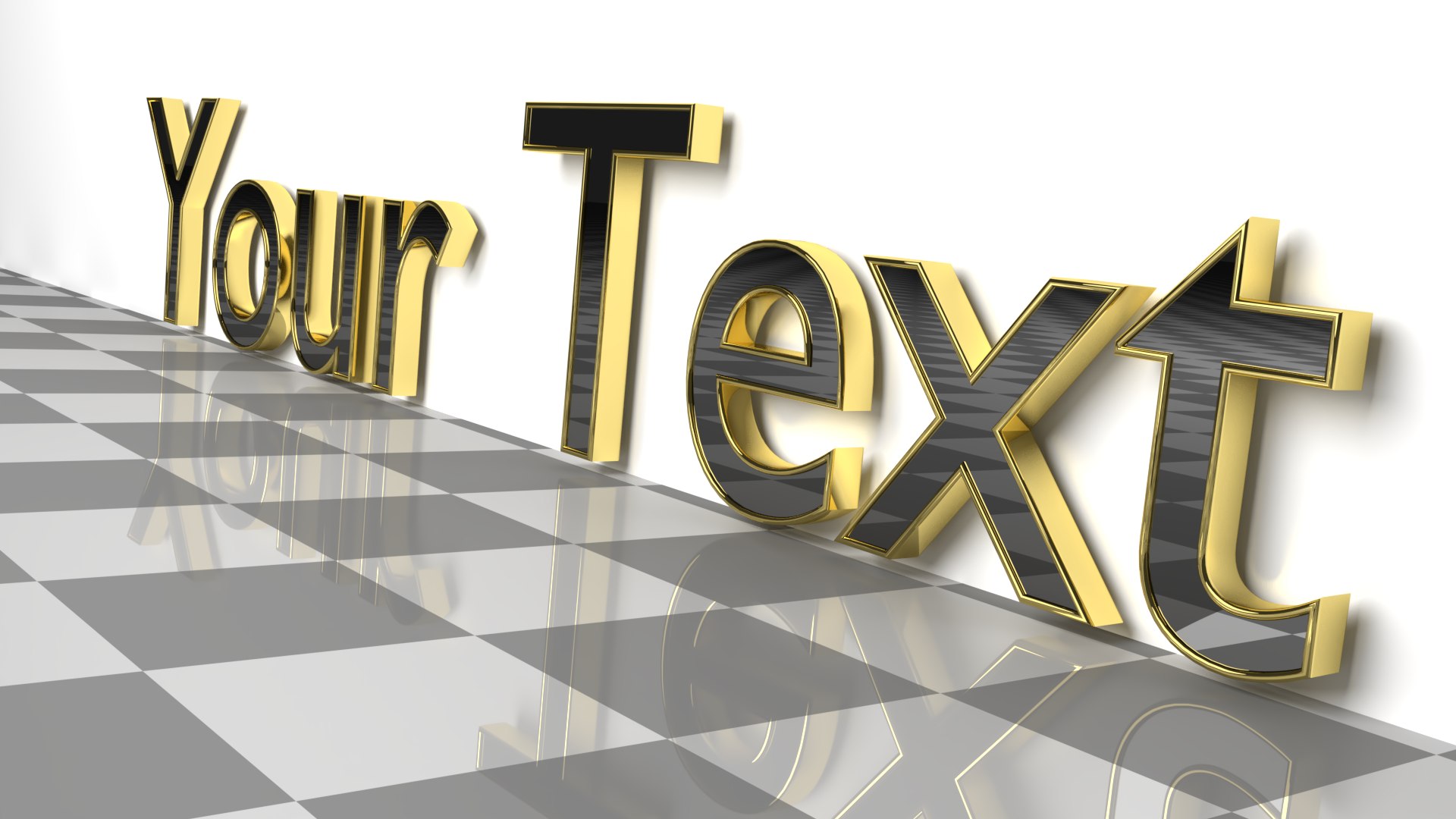 Custom Text 2 - 3D Model - TurboSquid 1447548