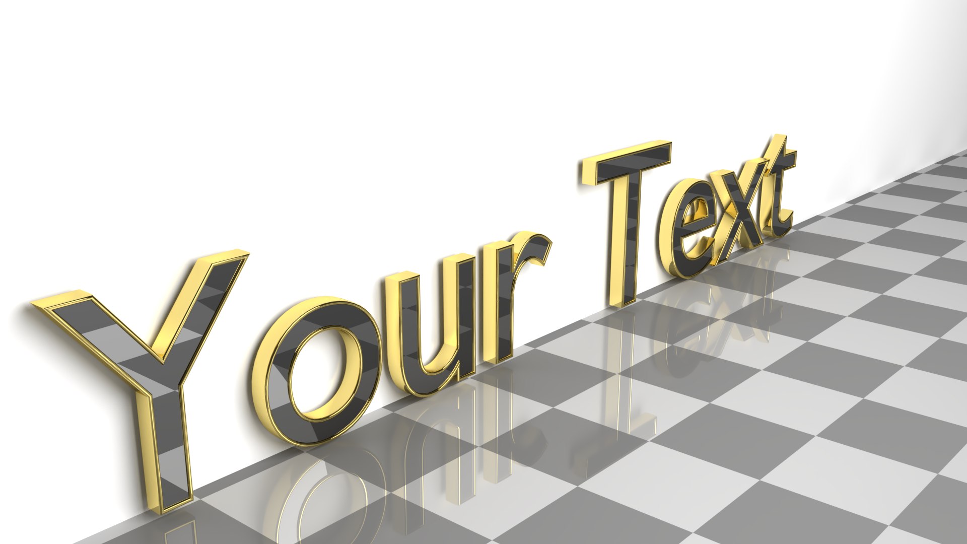 Custom Text 2 - 3D Model - TurboSquid 1447548