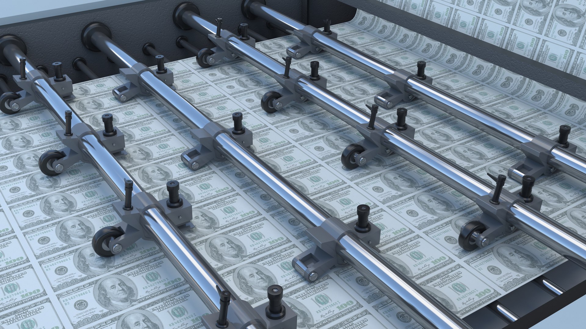 Offset Money Printer Model - TurboSquid 1767420