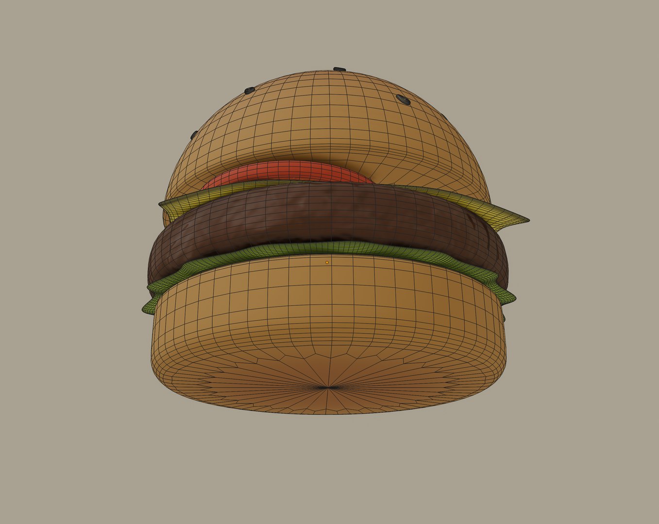 Burger food meat 3D model - TurboSquid 1663214