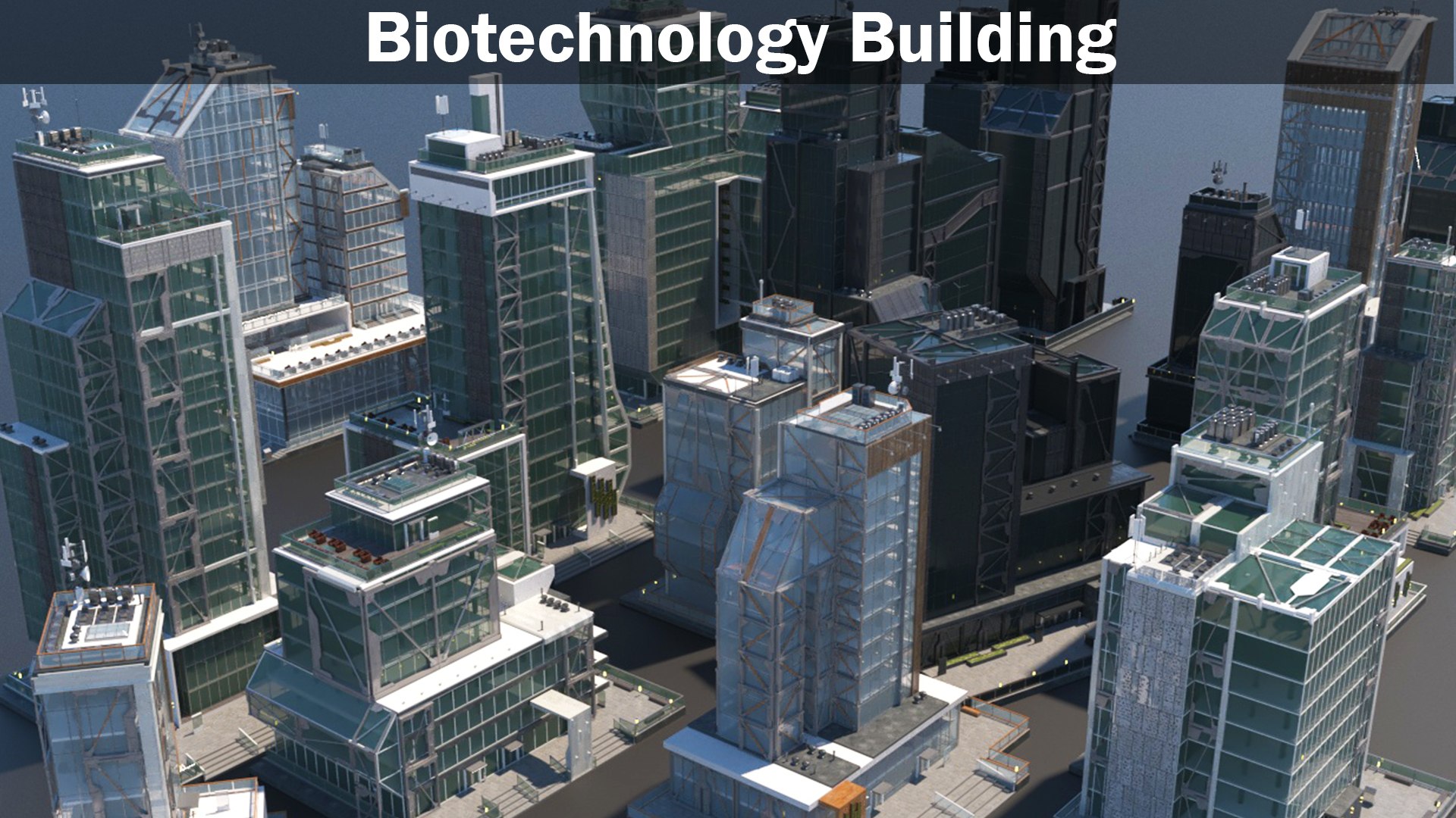 Biotech Architecture 3D Model - TurboSquid 2229011