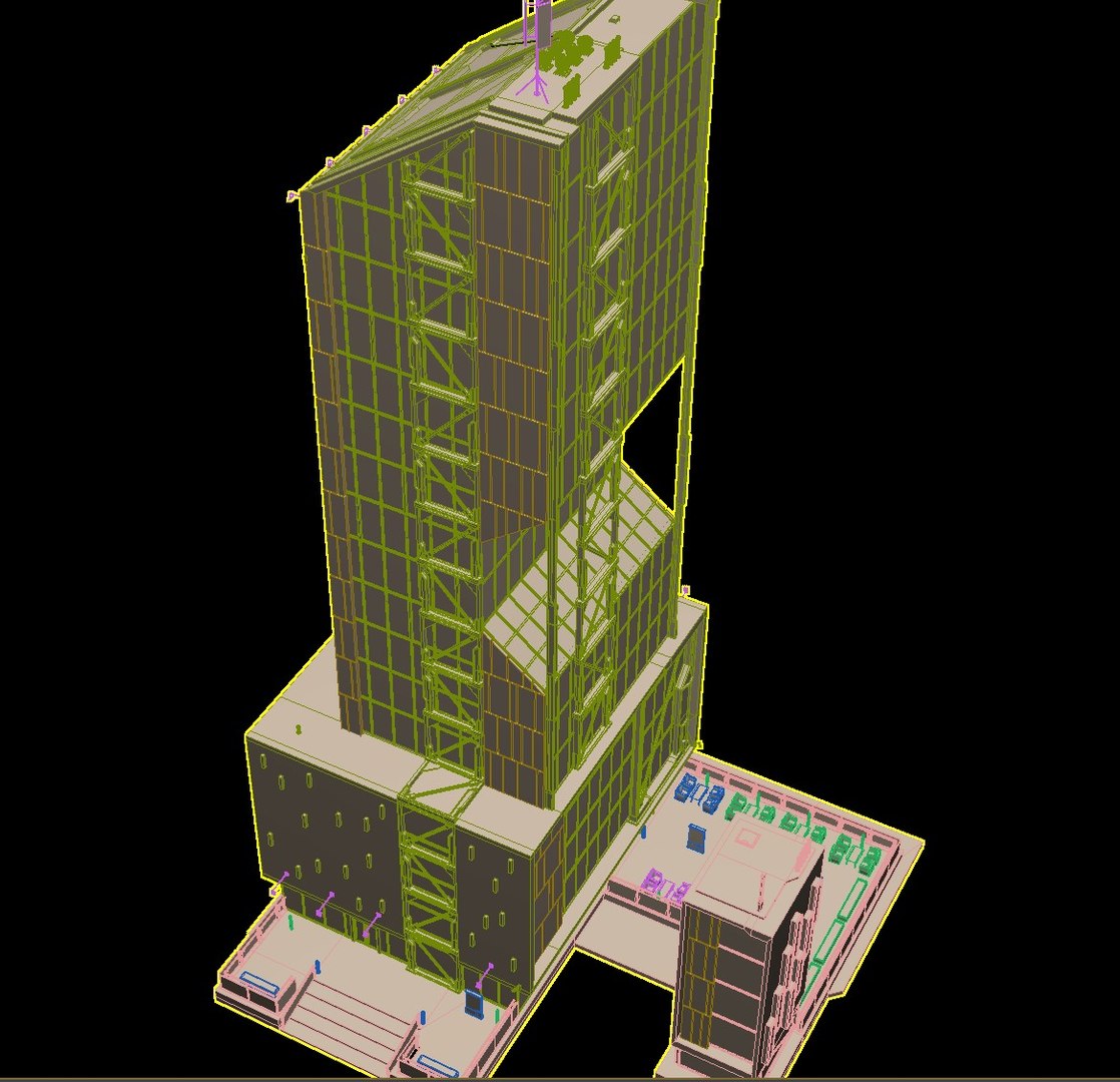 Biotech Architecture 3D Model - TurboSquid 2229011