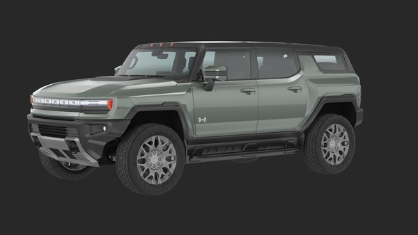 3D GMC Hummer EV SUV Light model - TurboSquid 1915813