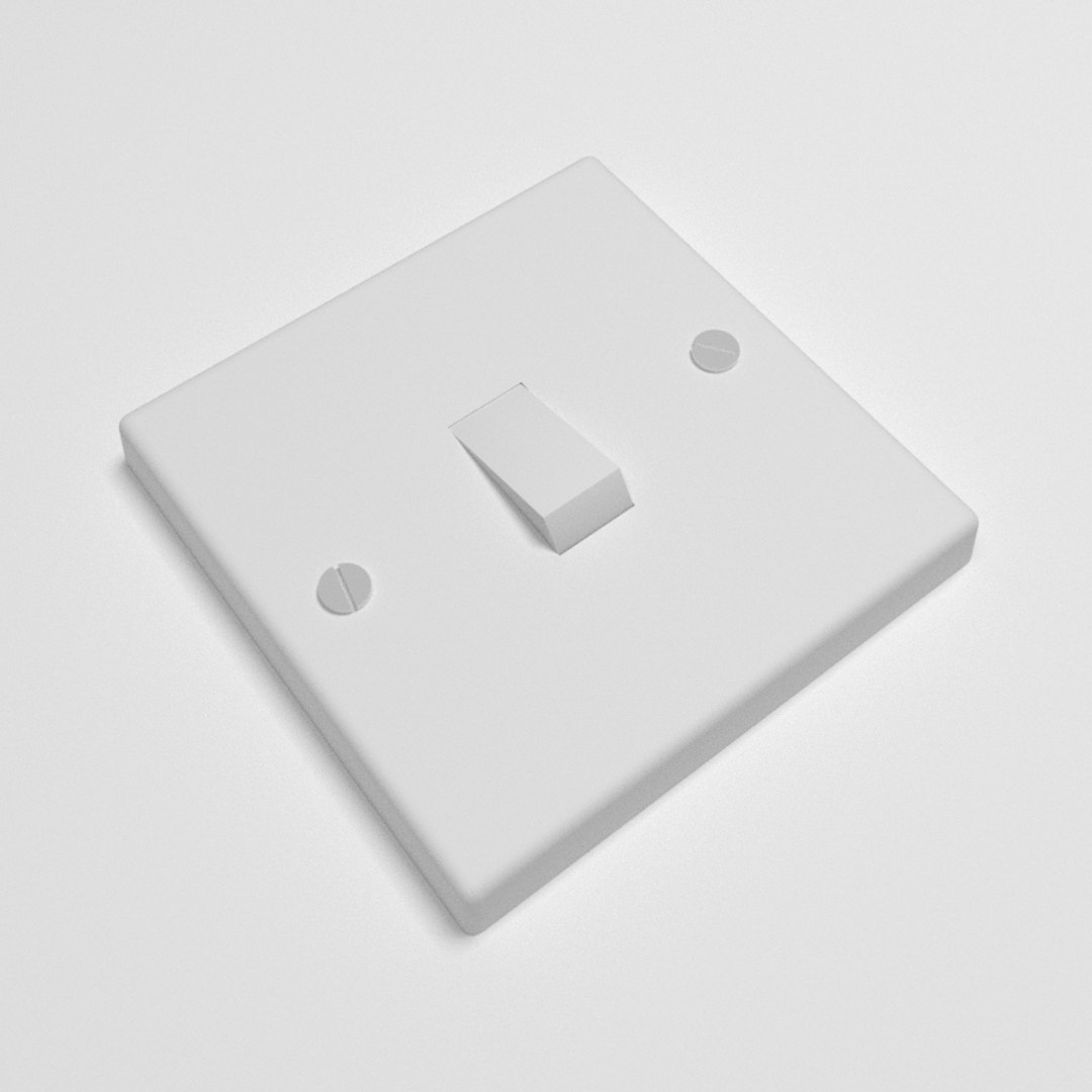 Light Switch 3D Model - TurboSquid 1591697