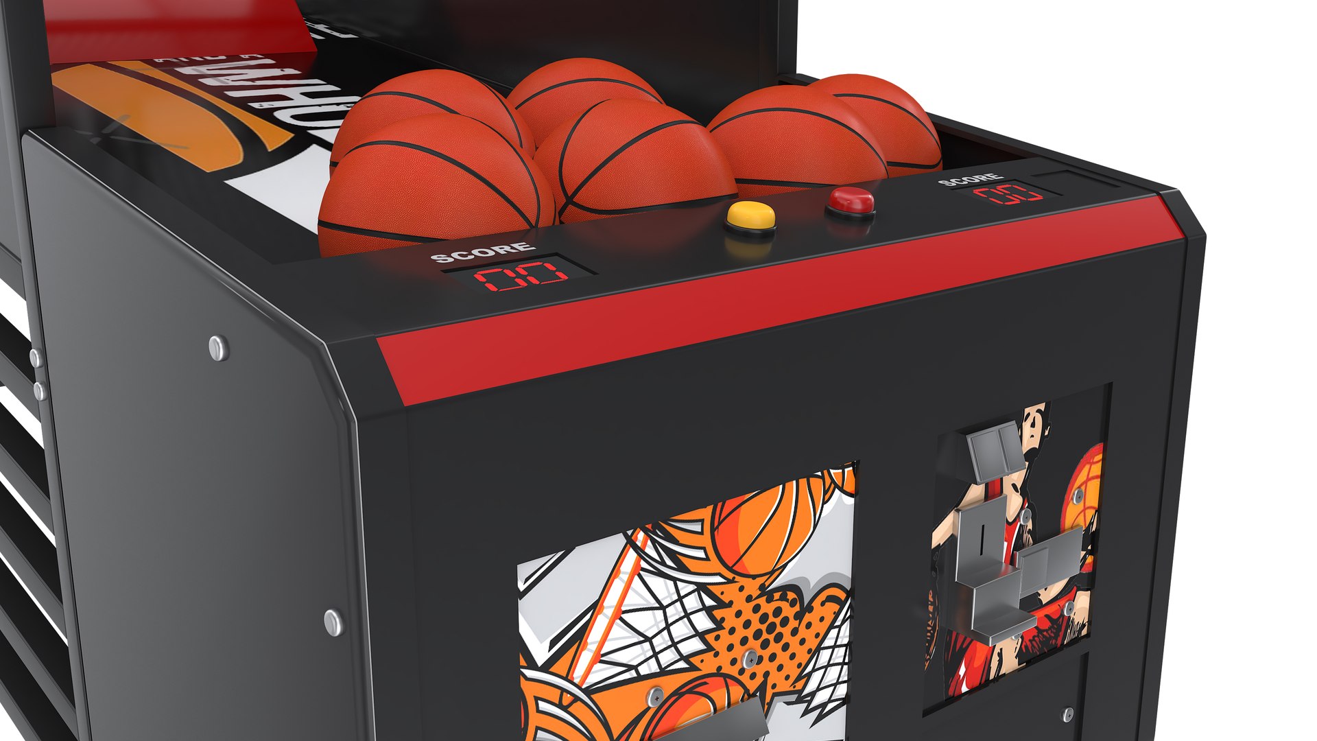 3D Arcade Basketball Machine - TurboSquid 2229153